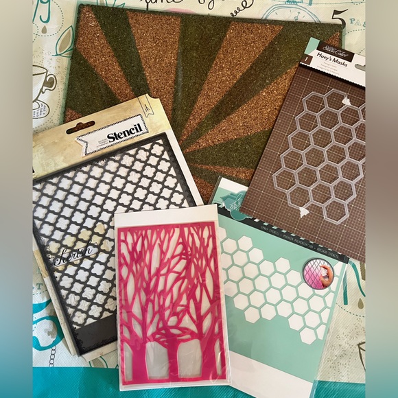 Office | Set Of 5 Crafting Stencils | Poshmark